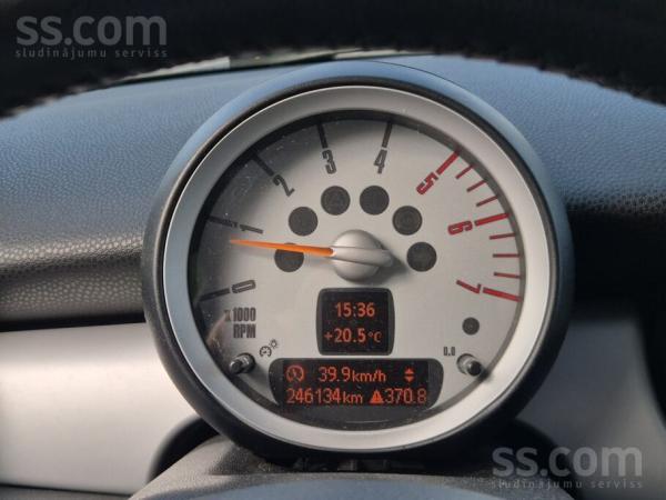 Balts MINI Cooper 2010 Rīga, ar dzinēja tilpumu 1.60 L un nobraukumu 246 tūkst. km par 3890 €, foto 10 vietnē AUTOMOTO.COM.LV