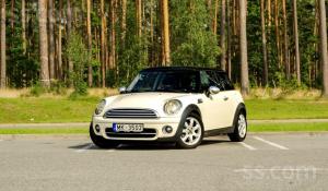 Balts MINI Cooper 2010 Rīga, ar dzinēja tilpumu 1.60 L un nobraukumu 246 tūkst. km par 3890 €, foto  vietnē AUTOMOTO.COM.LV