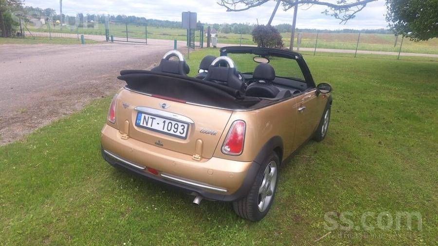 Желтый Мини Купер 2005 в Рига, объемом двигателя 1.60 л и пробегом 155 тыс. км за 6500 €, фото 8 на AUTOMOTO.COM.LV