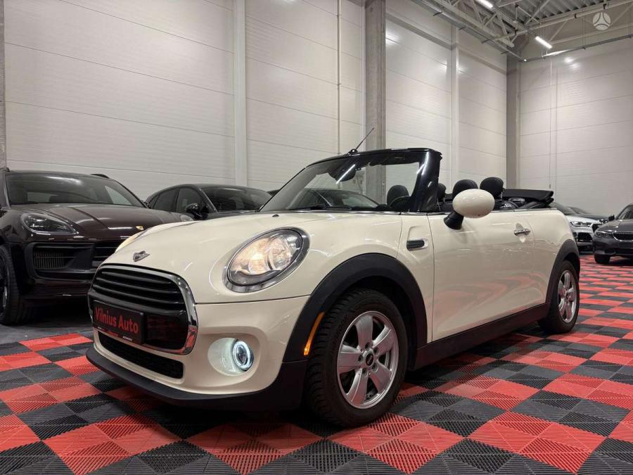 Yellow MINI Cooper 2017 in Vilnius, with an engine capacity of 1.50 L and mileage of 113 thousand km for 10490 €, photo 1 on AUTOMOTO.COM.LV