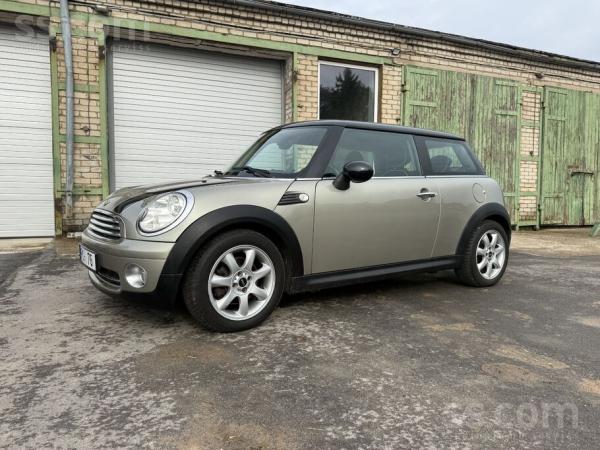 Yellow MINI Cooper 2007 in Jelgava, with an engine capacity of 1.60 L and mileage of 131 thousand km for 3600 €, photo 1 on AUTOMOTO.COM.LV