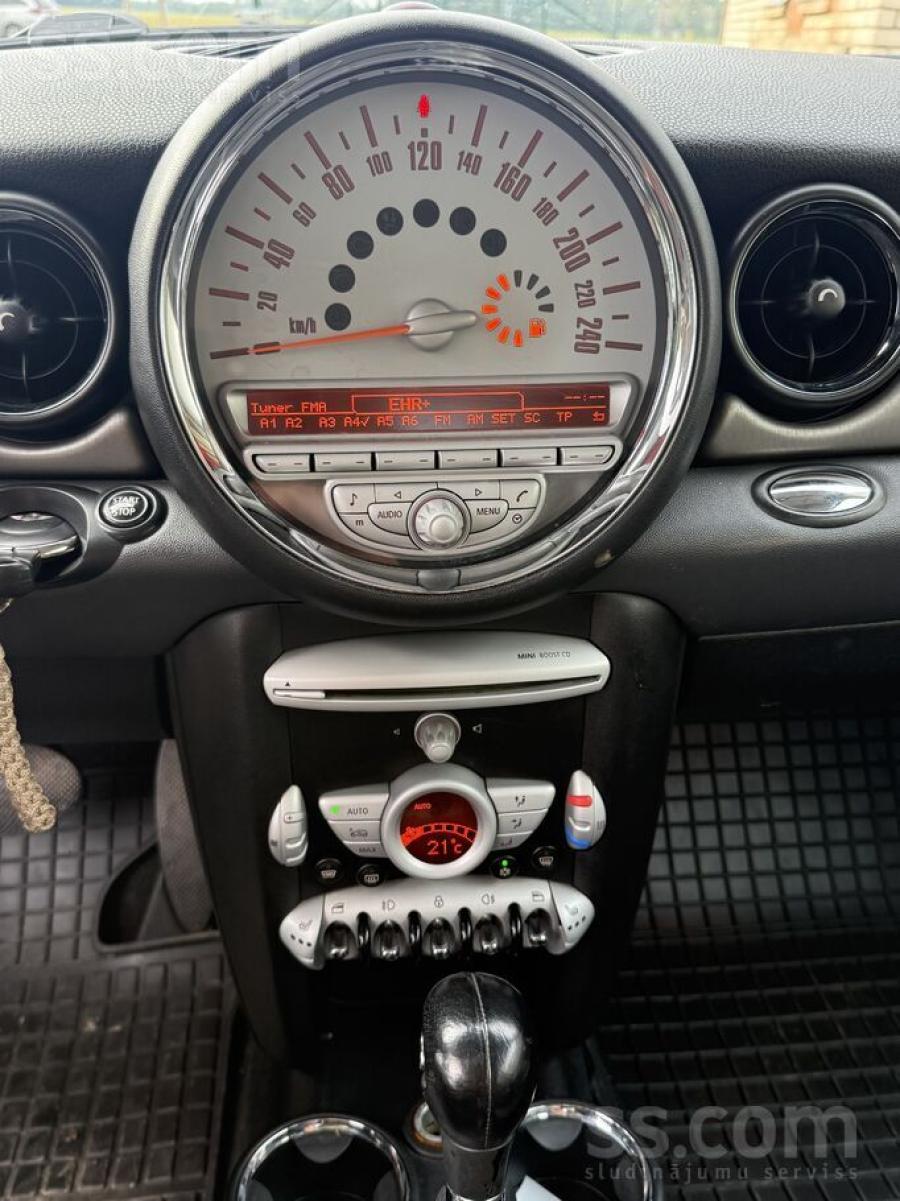 Dzeltens MINI Cooper 2007 Jelgava, ar dzinēja tilpumu 1.60 L un nobraukumu 131 tūkst. km par 3600 €, foto 12 vietnē AUTOMOTO.COM.LV