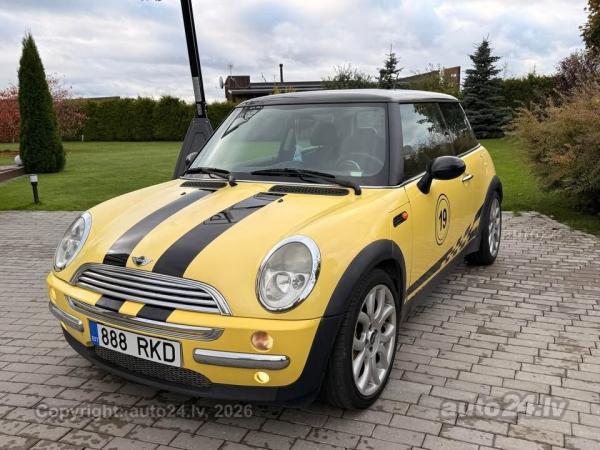 Yellow MINI Cooper 2002 in Tallinn, with an engine capacity of 1.60 L and mileage of 250 thousand km for 2750 €, photo 1 on AUTOMOTO.COM.LV