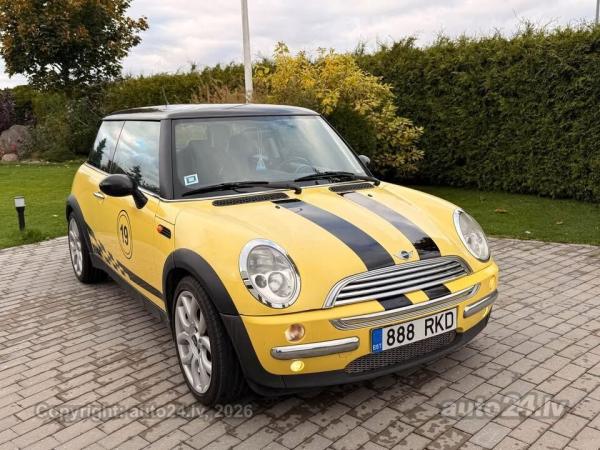 Yellow MINI Cooper 2002 in Tallinn, with an engine capacity of 1.60 L and mileage of 250 thousand km for 2750 €, photo 2 on AUTOMOTO.COM.LV