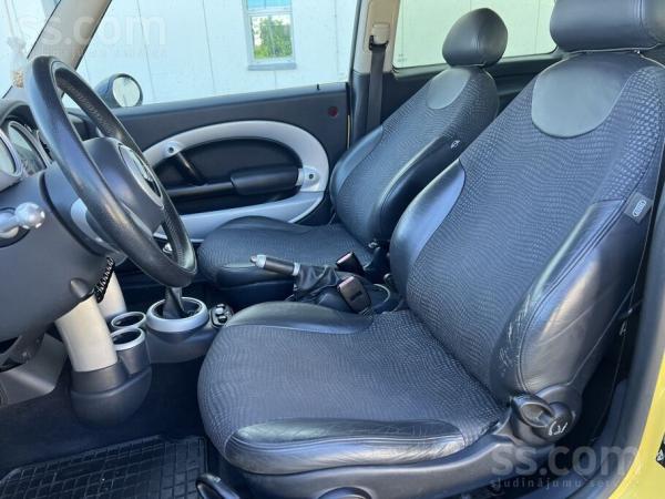 Dzeltens MINI Cooper 2003 Rēzekne, ar dzinēja tilpumu 1.60 L un nobraukumu 260 tūkst. km par 2150 €, foto 9 vietnē AUTOMOTO.COM.LV