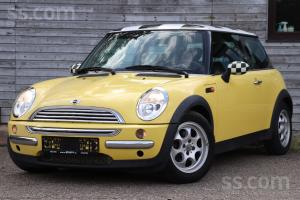 Dzeltens MINI Cooper 2003 Valka, ar dzinēja tilpumu 1.60 L un nobraukumu 199 tūkst. km par 2500 €, foto  vietnē AUTOMOTO.COM.LV