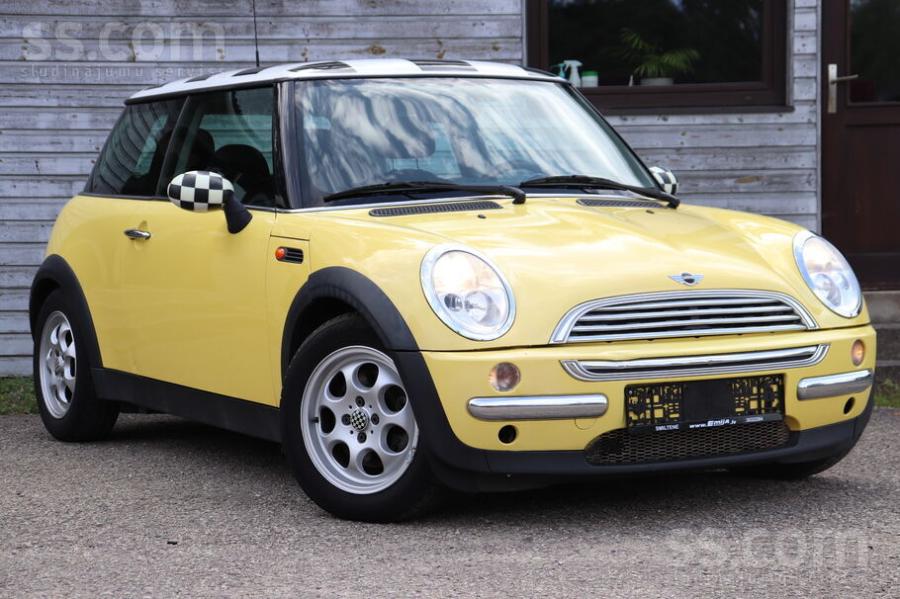 Dzeltens MINI Cooper 2003 Valka, ar dzinēja tilpumu 1.60 L un nobraukumu 199 tūkst. km par 2500 €, foto 3 vietnē AUTOMOTO.COM.LV