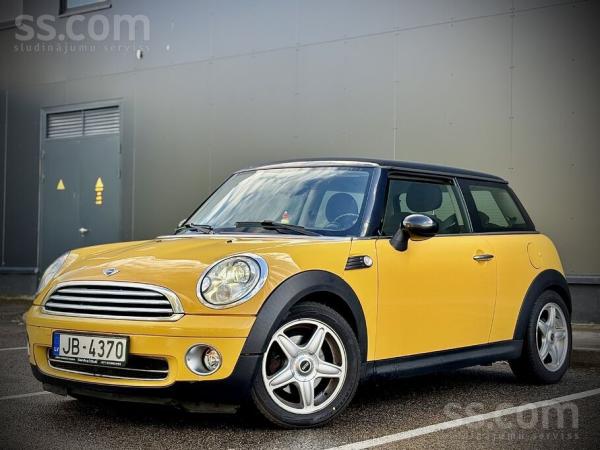 Dzeltens MINI Cooper 2007 Rīga, ar dzinēja tilpumu 1.60 L un nobraukumu 213 tūkst. km par 3000 €, foto 4 vietnē AUTOMOTO.COM.LV