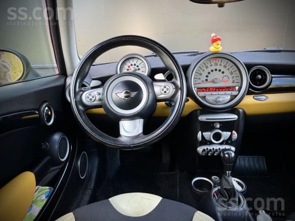 Dzeltens MINI Cooper 2007 Rīga, ar dzinēja tilpumu 1.60 L un nobraukumu 213 tūkst. km par 3000 €, foto 9 vietnē AUTOMOTO.COM.LV