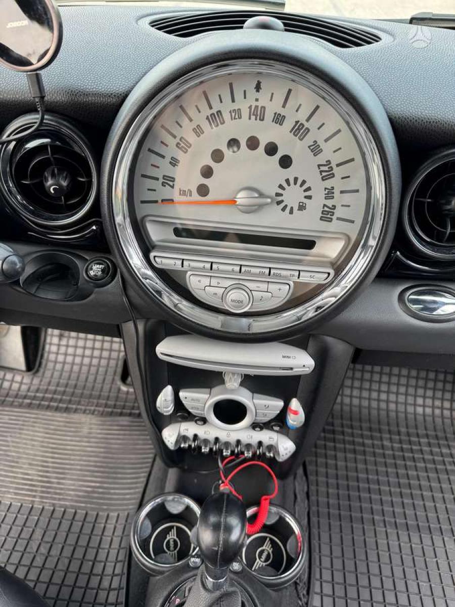 Dzeltens MINI Cooper 2009 Viļņa, ar dzinēja tilpumu 1.60 L un nobraukumu 184 tūkst. km par 4499 €, foto 17 vietnē AUTOMOTO.COM.LV