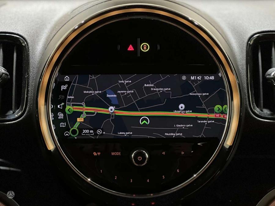 Black MINI Countryman 2021 in Vilnius, with an engine capacity of 2.00 L and mileage of 56 thousand km for 30880 €, photo 26 on AUTOMOTO.COM.LV