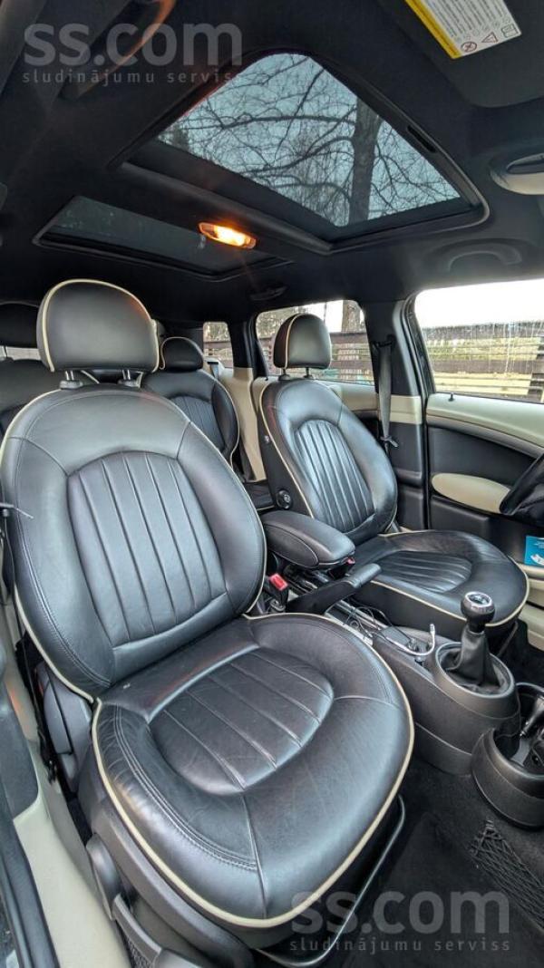 Melns MINI Countryman 2010 Jelgava, ar dzinēja tilpumu 1.60 L un nobraukumu 244 tūkst. km par 6000 €, foto 5 vietnē AUTOMOTO.COM.LV