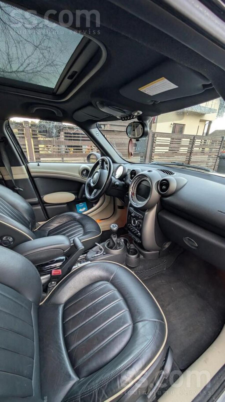 Melns MINI Countryman 2010 Jelgava, ar dzinēja tilpumu 1.60 L un nobraukumu 244 tūkst. km par 6000 €, foto 7 vietnē AUTOMOTO.COM.LV