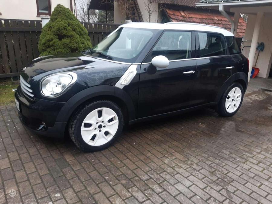 Melns MINI Countryman 2011 Alīta, ar dzinēja tilpumu 1.60 L un nobraukumu 252 tūkst. km par 1850 €, foto 1 vietnē AUTOMOTO.COM.LV