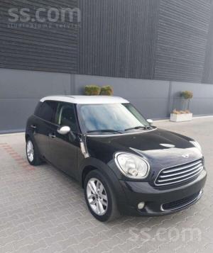 Black MINI Countryman 2011 in Daugavpils, with an engine capacity of 1.60 L and mileage of 0 thousand km for 8300 €, photo  on AUTOMOTO.COM.LV