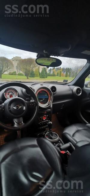 Melns MINI Countryman 2011 Aizkraukle, ar dzinēja tilpumu 2.00 L un nobraukumu 180 tūkst. km par 6500 €, foto 4 vietnē AUTOMOTO.COM.LV