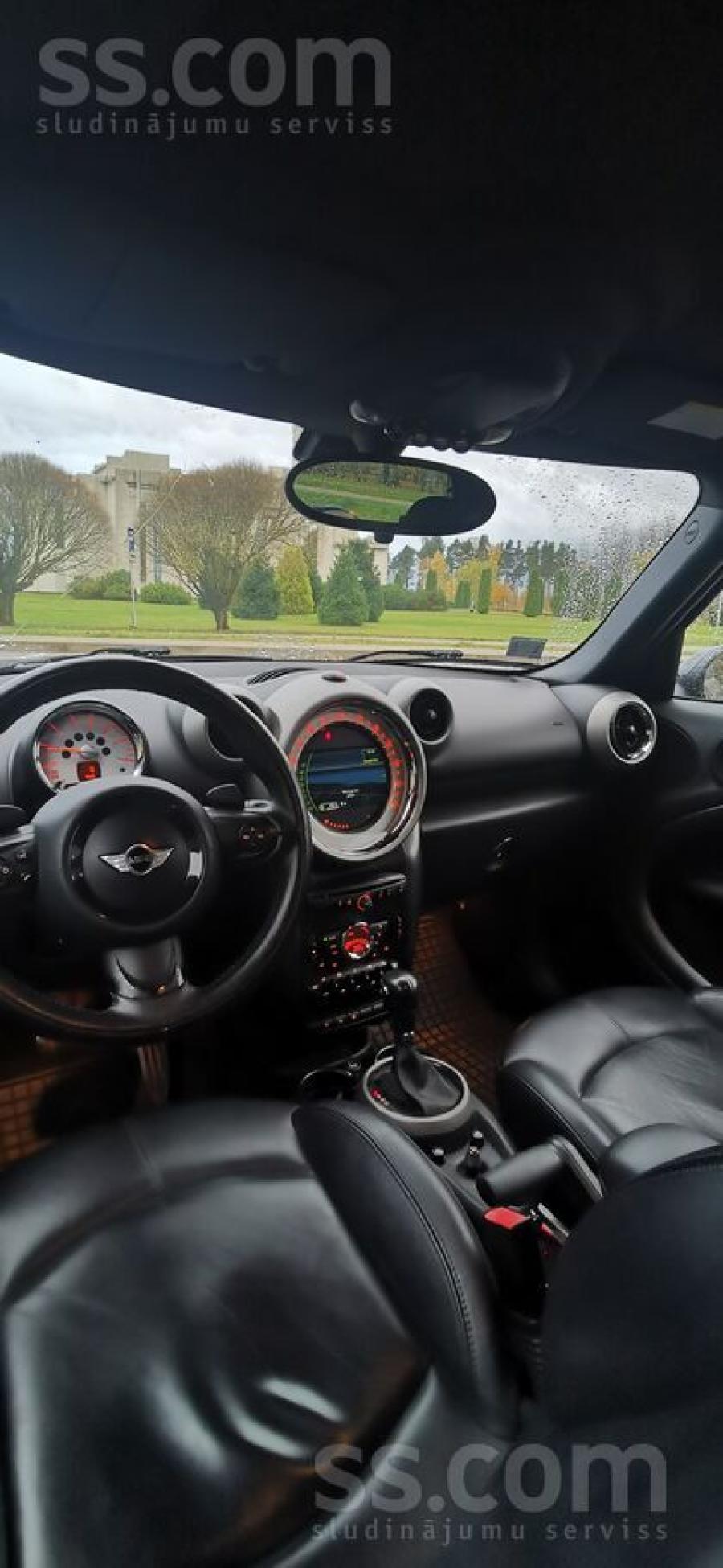 Melns MINI Countryman 2011 Aizkraukle, ar dzinēja tilpumu 2.00 L un nobraukumu 180 tūkst. km par 6500 €, foto 4 vietnē AUTOMOTO.COM.LV