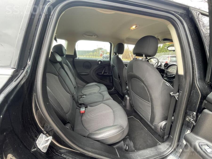 Melns MINI Countryman 2012 Rīga, ar dzinēja tilpumu 1.60 L un nobraukumu 315 tūkst. km par 4990 €, foto 16 vietnē AUTOMOTO.COM.LV