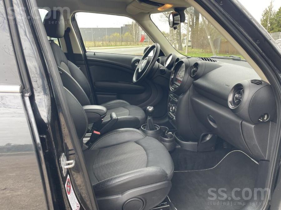 Melns MINI Countryman 2012 Rīga, ar dzinēja tilpumu 1.60 L un nobraukumu 315 tūkst. km par 4990 €, foto 17 vietnē AUTOMOTO.COM.LV