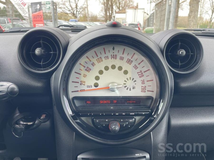 Melns MINI Countryman 2012 Rīga, ar dzinēja tilpumu 1.60 L un nobraukumu 315 tūkst. km par 4990 €, foto 25 vietnē AUTOMOTO.COM.LV