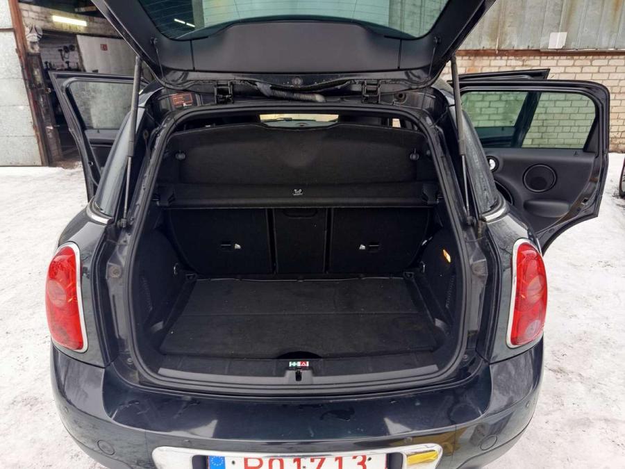Black MINI Countryman 2013 in Marijampole, with an engine capacity of 2.00 L and mileage of 144 thousand km for 8500 €, photo 20 on AUTOMOTO.COM.LV