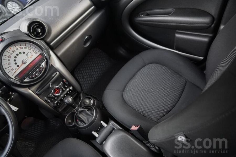 Melns MINI Countryman 2013 Rīga, ar dzinēja tilpumu 2.00 L un nobraukumu 238 tūkst. km par 5590 €, foto 10 vietnē AUTOMOTO.COM.LV