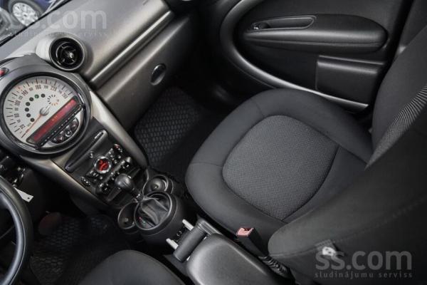 Melns MINI Countryman 2013 Rīga, ar dzinēja tilpumu 2.00 L un nobraukumu 238 tūkst. km par 5590 €, foto 9 vietnē AUTOMOTO.COM.LV