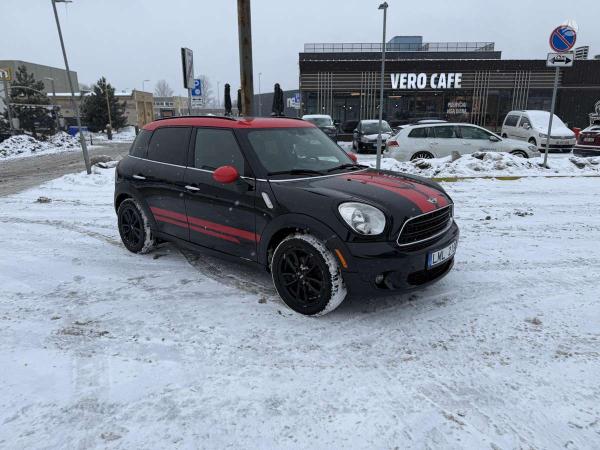 Melns MINI Countryman 2016 Kauņa, ar dzinēja tilpumu 1.60 L un nobraukumu 127 tūkst. km par 8900 €, foto 7 vietnē AUTOMOTO.COM.LV