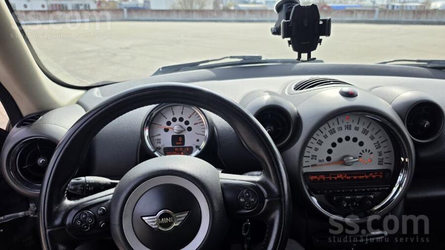 Черный Мини Кантримен 2011 в Рига, объемом двигателя 1.60 л и пробегом 207 тыс. км за 4500 €, фото 6 на AUTOMOTO.COM.LV
