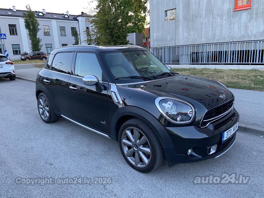 Black MINI Countryman 2014 in Tallinn, with an engine capacity of 1.60 L and mileage of 117 thousand km for 13900 €, photo 5 on AUTOMOTO.COM.LV
