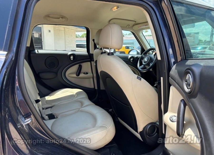Black MINI Countryman 2014 in Tallinn, with an engine capacity of 1.60 L and mileage of 117 thousand km for 13900 €, photo 12 on AUTOMOTO.COM.LV