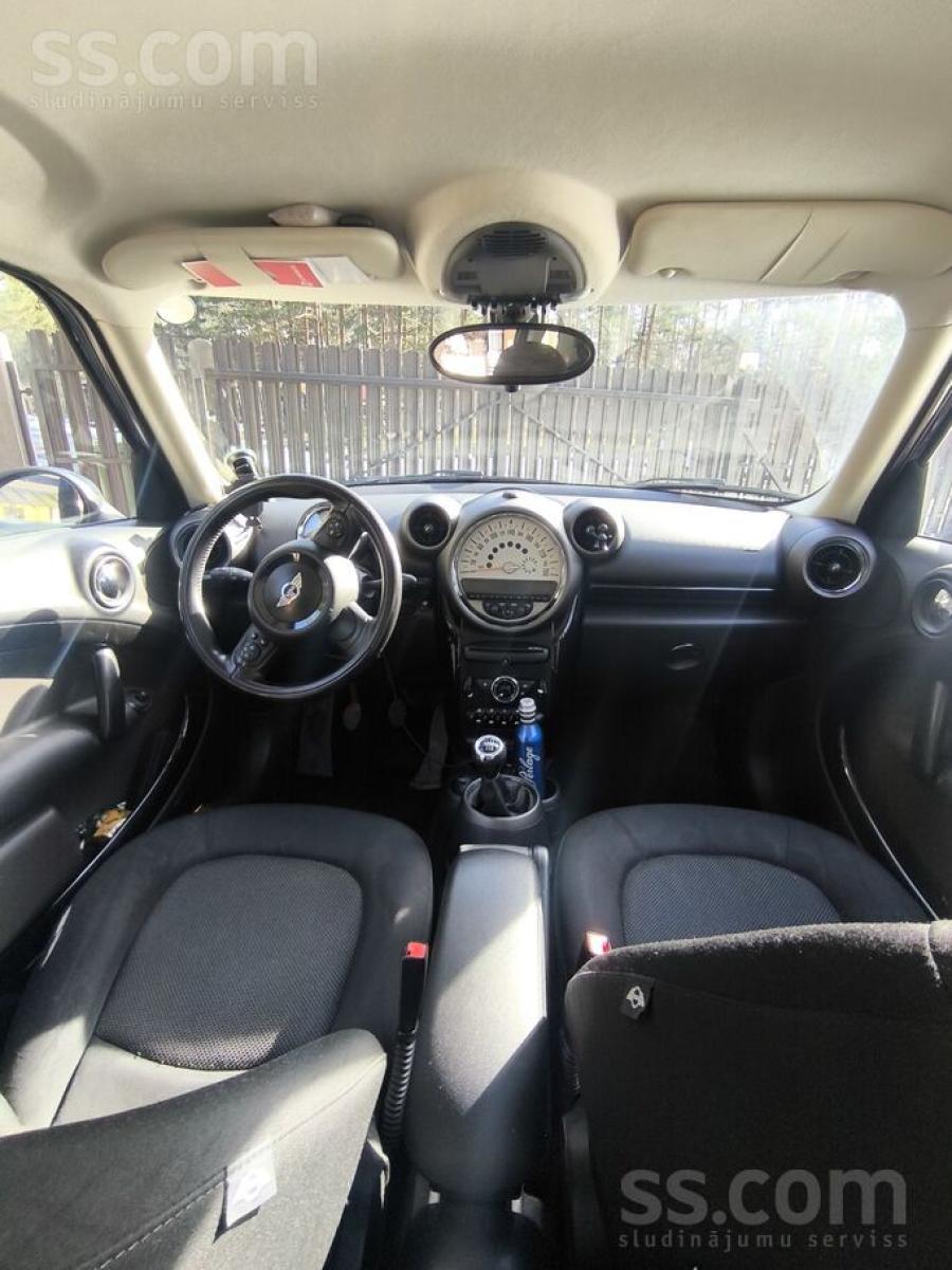 Zils MINI Countryman 2010 Rīga, ar dzinēja tilpumu 1.60 L un nobraukumu 163 tūkst. km par 5750 €, foto 4 vietnē AUTOMOTO.COM.LV