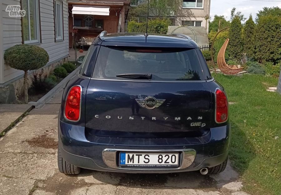 Blue MINI Countryman 2011 in Ignalina, with an engine capacity of 1.60 L and mileage of 244 thousand km for 5000 €, photo 7 on AUTOMOTO.COM.LV