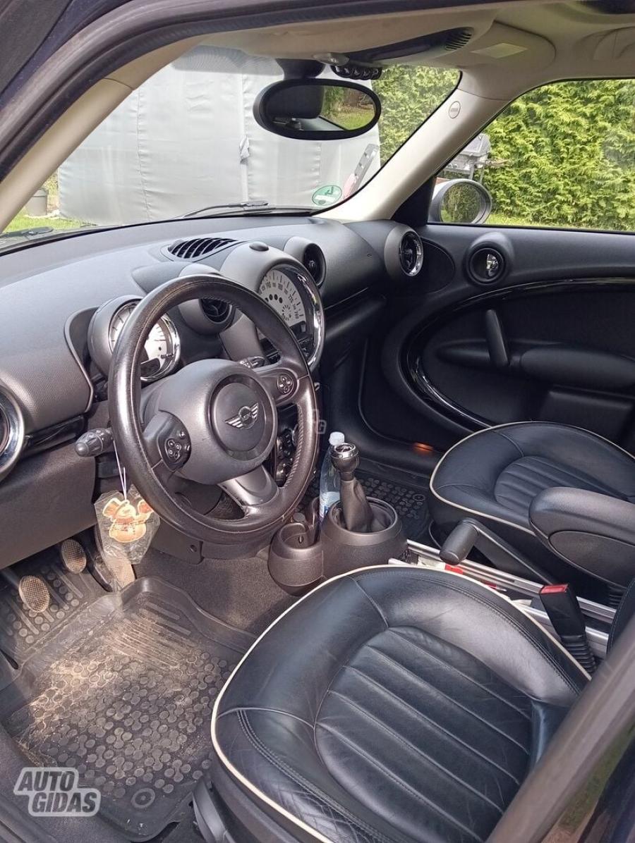 Blue MINI Countryman 2011 in Ignalina, with an engine capacity of 1.60 L and mileage of 244 thousand km for 5000 €, photo 11 on AUTOMOTO.COM.LV
