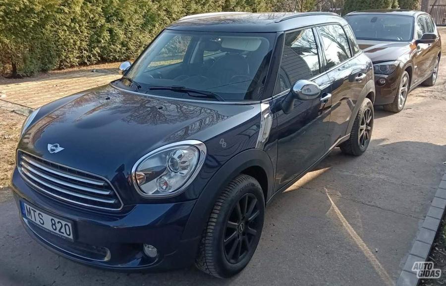 Blue MINI Countryman 2011 in Ignalina, with an engine capacity of 1.60 L and mileage of 244 thousand km for 5000 €, photo 33 on AUTOMOTO.COM.LV