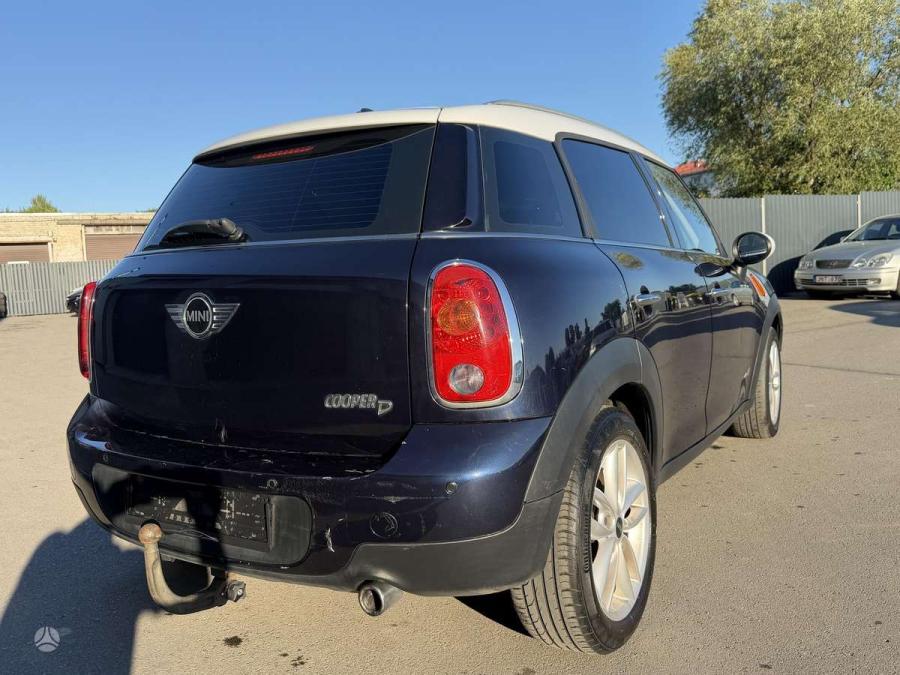 Blue MINI Countryman 2011 in Siauliai, with an engine capacity of 1.60 L and mileage of 227 thousand km for 2700 €, photo 7 on AUTOMOTO.COM.LV