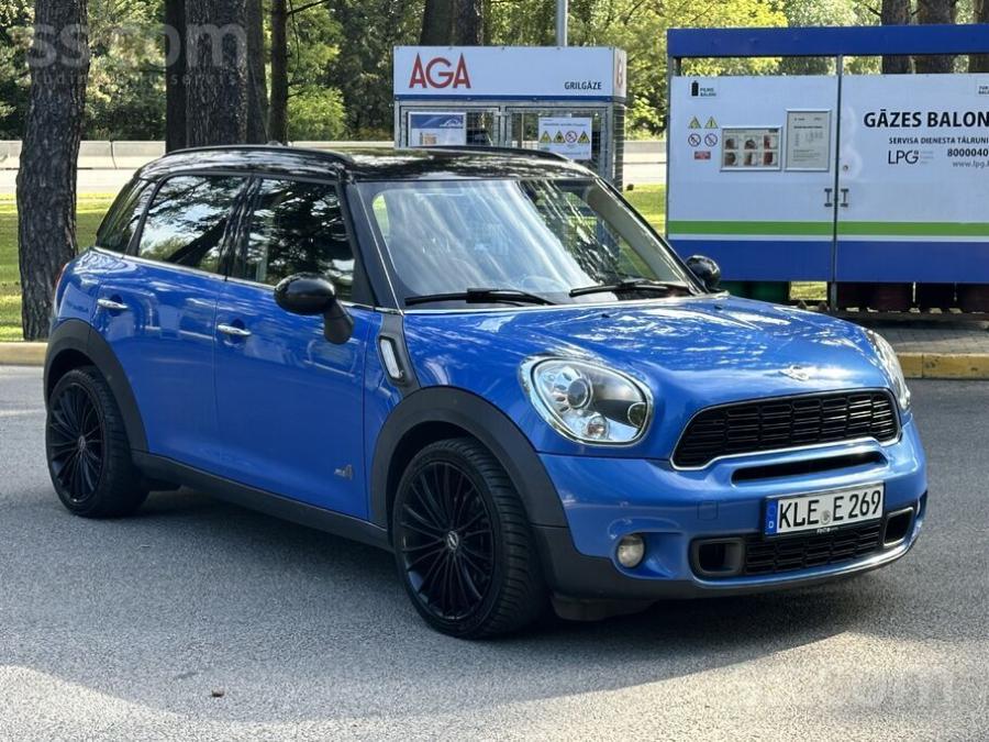 Синий Мини Кантримен 2012 в Рига, объемом двигателя 2.00 л и пробегом 238 тыс. км за 7990 €, фото 3 на AUTOMOTO.COM.LV