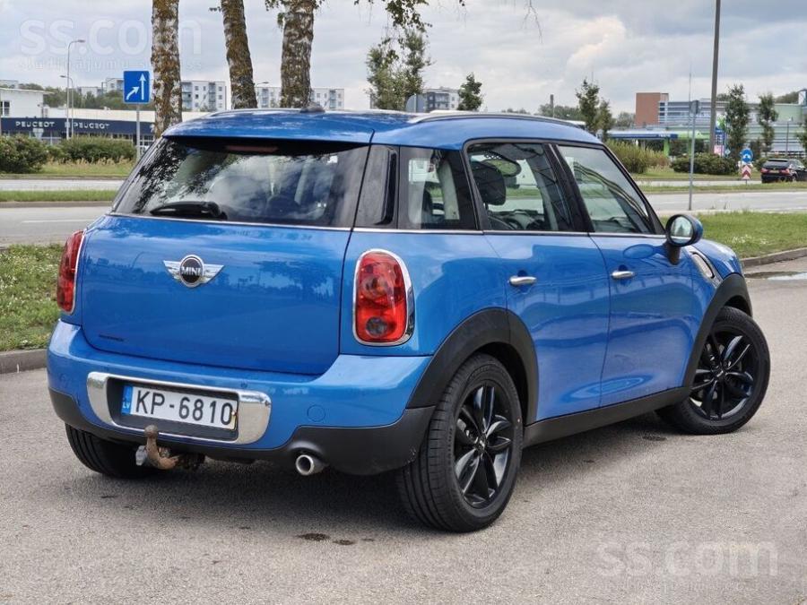 Blue MINI Countryman 2012 in Riga, with an engine capacity of 1.60 L and mileage of 0 thousand km for 6450 €, photo 5 on AUTOMOTO.COM.LV