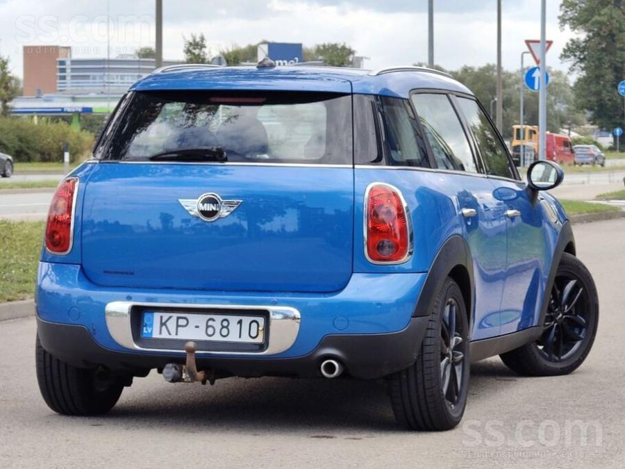 Blue MINI Countryman 2012 in Riga, with an engine capacity of 1.60 L and mileage of 0 thousand km for 6450 €, photo 6 on AUTOMOTO.COM.LV