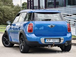 Blue MINI Countryman 2012 in Riga, with an engine capacity of 1.60 L and mileage of 0 thousand km for 6450 €, photo 7 on AUTOMOTO.COM.LV