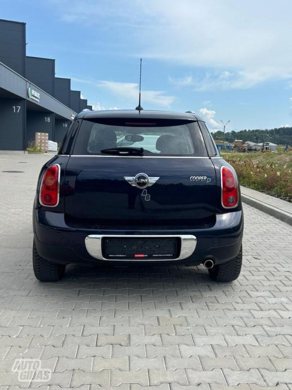 Blue MINI Countryman 2013 in Vilnius, with an engine capacity of 1.60 L and mileage of 187 thousand km for 6450 €, photo 4 on AUTOMOTO.COM.LV