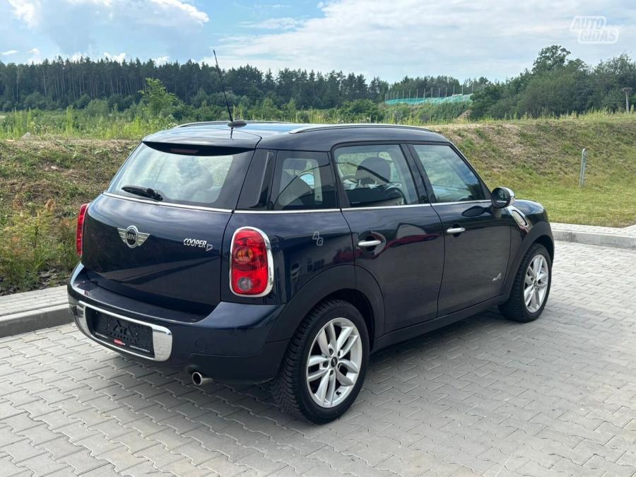 Blue MINI Countryman 2013 in Vilnius, with an engine capacity of 1.60 L and mileage of 187 thousand km for 6450 €, photo 5 on AUTOMOTO.COM.LV