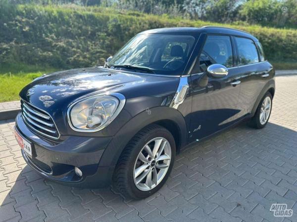 Blue MINI Countryman 2013 in Vilnius, with an engine capacity of 1.60 L and mileage of 187 thousand km for 4950 €, photo 1 on AUTOMOTO.COM.LV