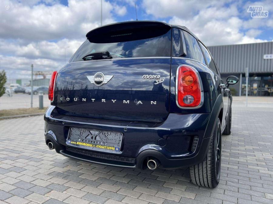 Blue MINI Countryman 2014 in Siauliai, with an engine capacity of 2.00 L and mileage of 174 thousand km for 8900 €, photo 10 on AUTOMOTO.COM.LV