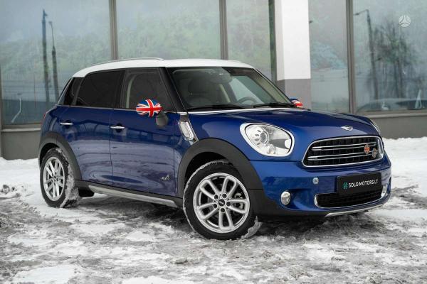 Blue MINI Countryman 2015 in Vilnius, with an engine capacity of 2.00 L and mileage of 125 thousand km for 11550 €, photo 6 on AUTOMOTO.COM.LV