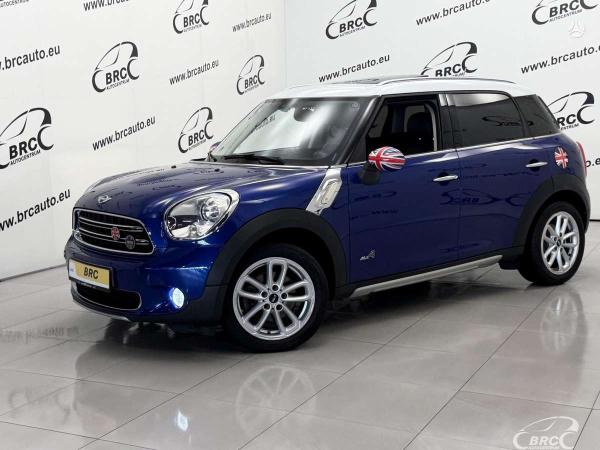Blue MINI Countryman 2015 in Vilnius, with an engine capacity of 2.00 L and mileage of 126 thousand km for 9250 €, photo 1 on AUTOMOTO.COM.LV
