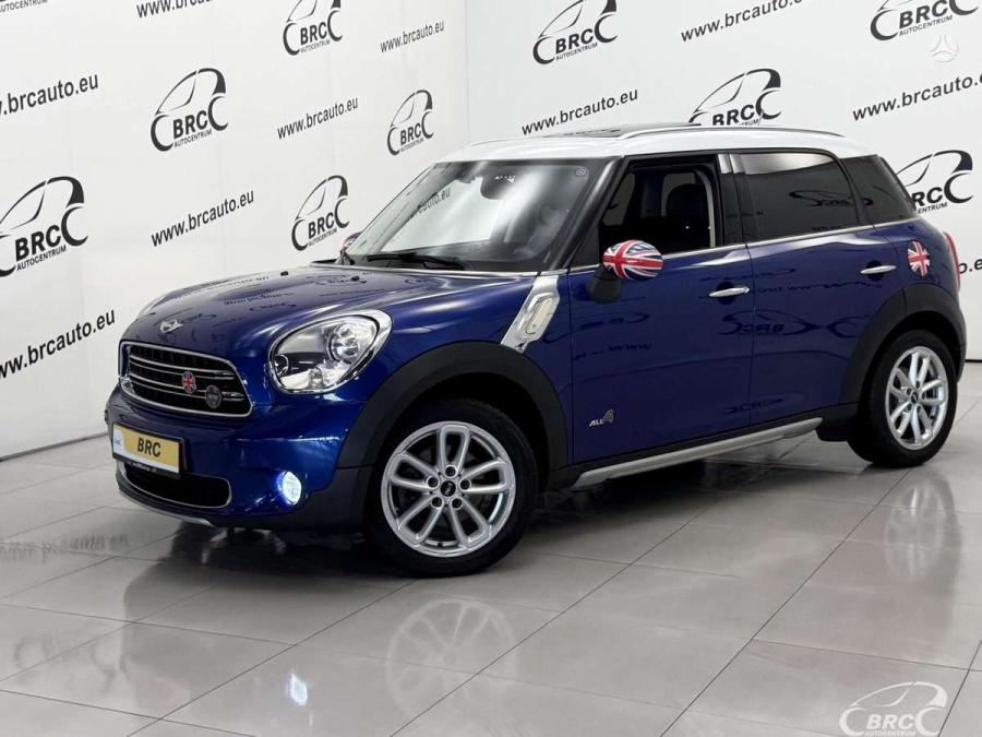 Blue MINI Countryman 2015 in Vilnius, with an engine capacity of 2.00 L and mileage of 126 thousand km for 9250 €, photo 1 on AUTOMOTO.COM.LV
