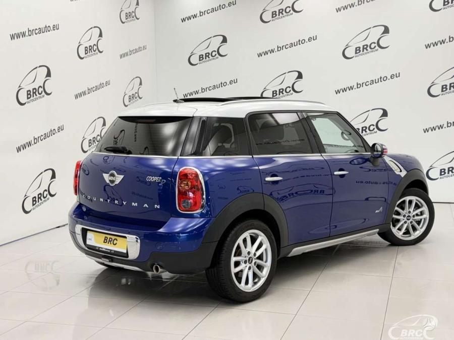 Blue MINI Countryman 2015 in Vilnius, with an engine capacity of 2.00 L and mileage of 126 thousand km for 9250 €, photo 4 on AUTOMOTO.COM.LV