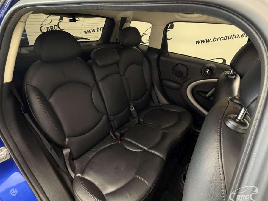 Blue MINI Countryman 2015 in Vilnius, with an engine capacity of 2.00 L and mileage of 126 thousand km for 9250 €, photo 13 on AUTOMOTO.COM.LV