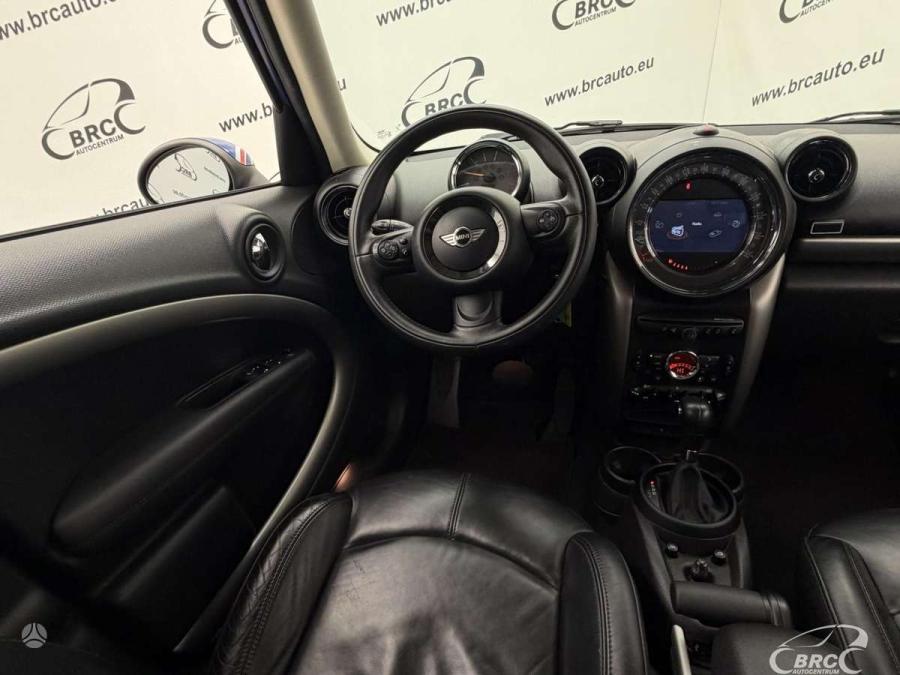 Blue MINI Countryman 2015 in Vilnius, with an engine capacity of 2.00 L and mileage of 126 thousand km for 9250 €, photo 15 on AUTOMOTO.COM.LV